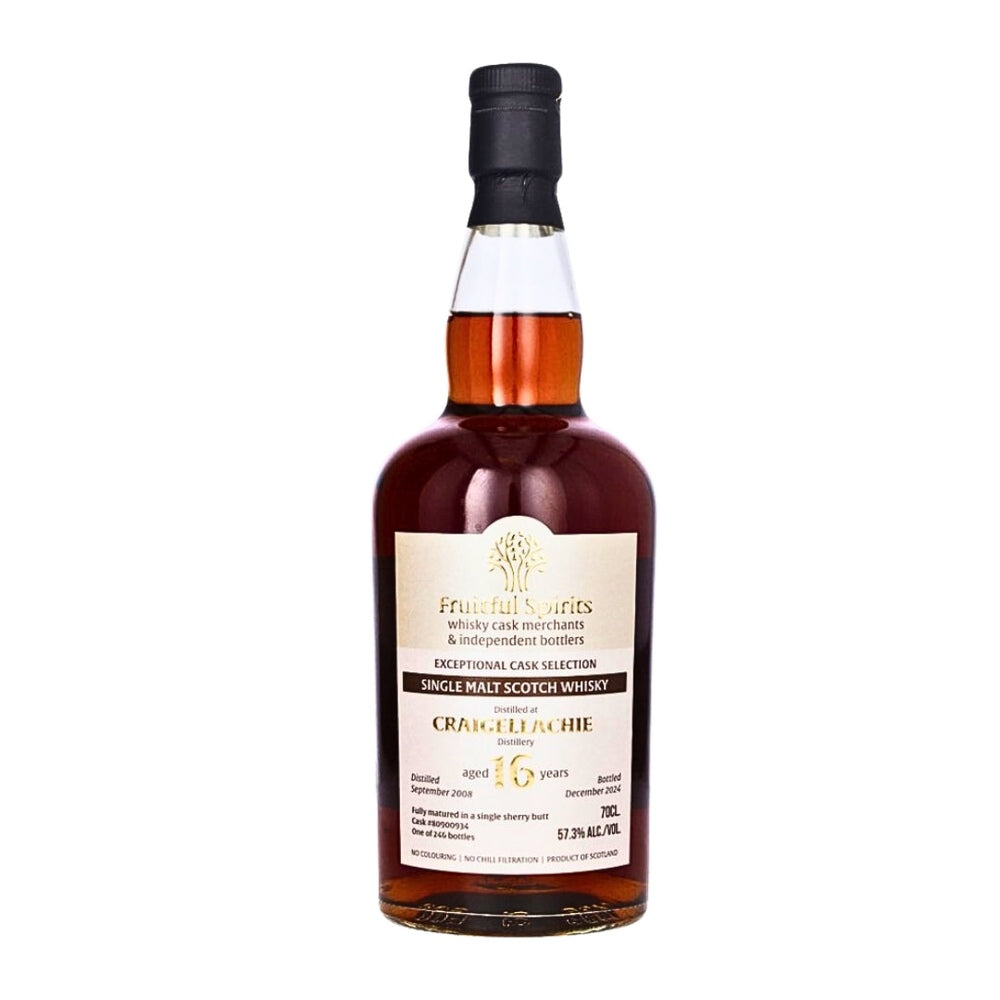 Craigellachie 16 Year Old 2008 Fruitful Spirits – Milroy's of Soho