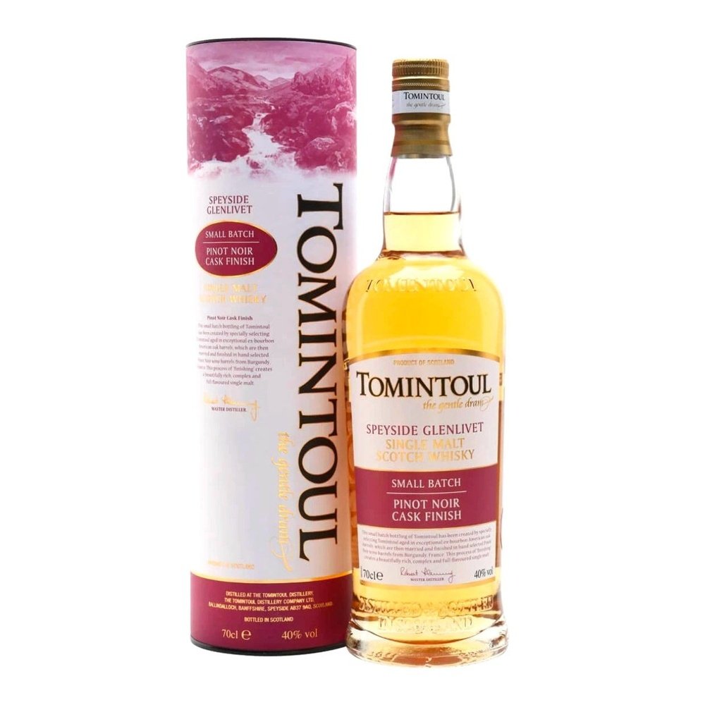 Tomintoul Pinot Noir Cask Finish 40% 70cl – Milroy's of Soho