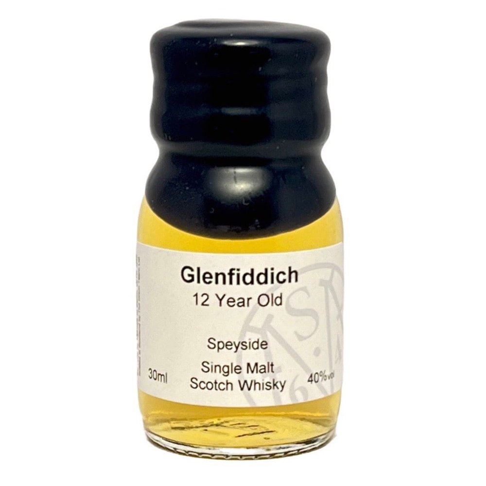 Glenfiddich 12 Year Old Milroy's Samples 40% 3cl | Milroy's of Soho